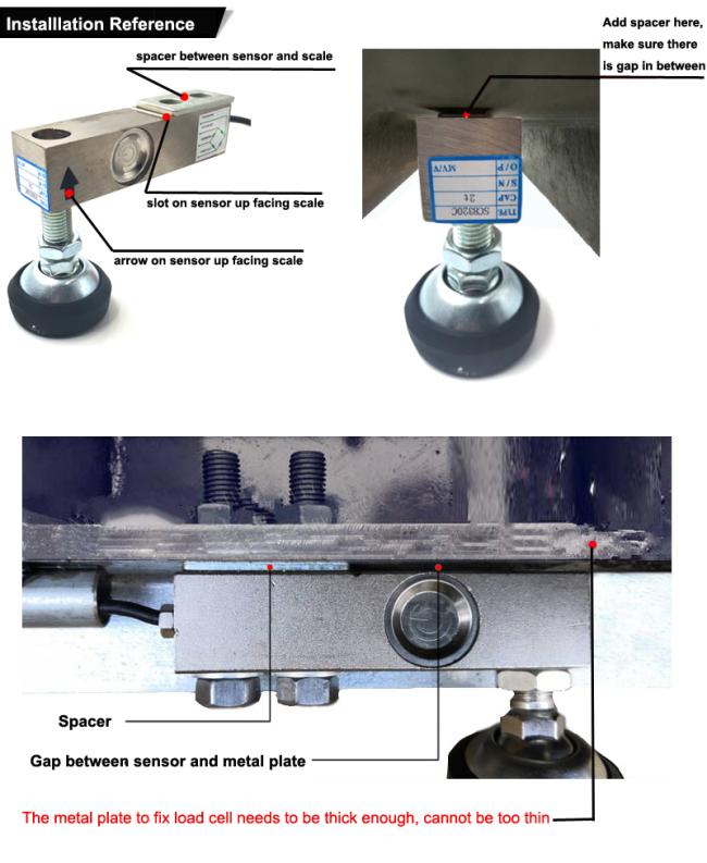 hotsale Pig Goat Sheep Cow Weighing Scale A12E indicator load cell Scale 500kg 1ton 2ton 3ton