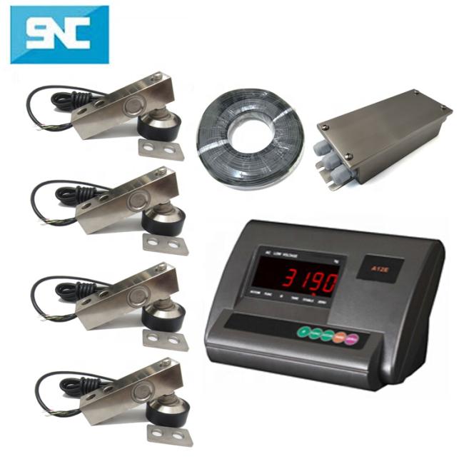 hotsale Pig Goat Sheep Cow Weighing Scale A12E indicator load cell Scale 500kg 1ton 2ton 3ton