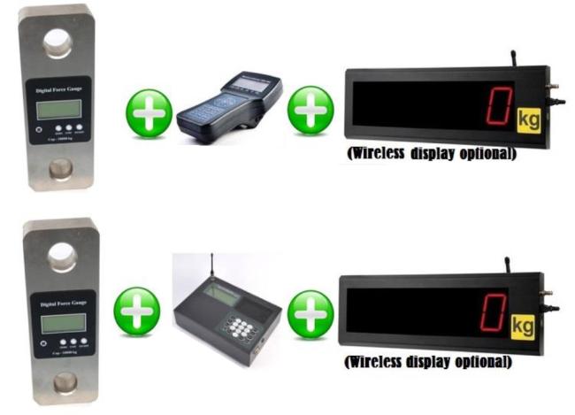 LCD Display Digital Dyno 1t 5t 10t 50ton Remote Control Hook Shackle Dynamometer Wireless Digital Dynamometer Load Cell