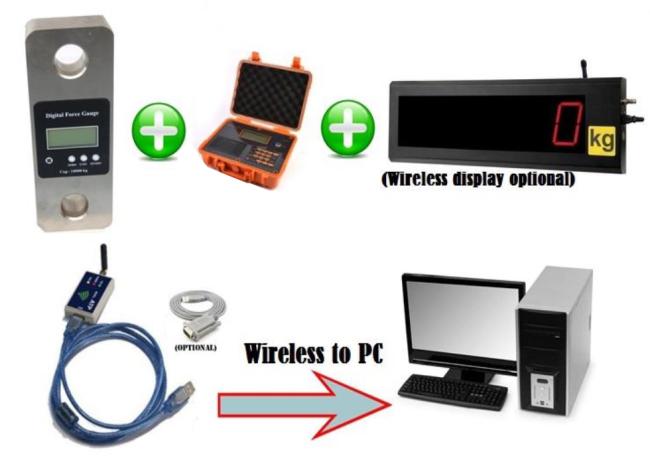 LCD Display Digital Dyno 1t 5t 10t 50ton Remote Control Hook Shackle Dynamometer Wireless Digital Dynamometer Load Cell