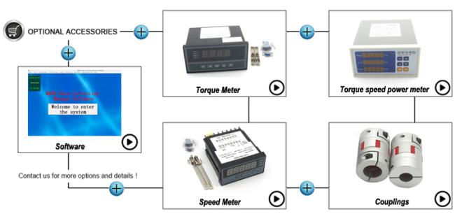 ZHKY2050A 5Nm 100N.m 200Nm 500Nm dynamic torque sensor shaft rotation sensor torque transducer Dynamic rotary torque sensor