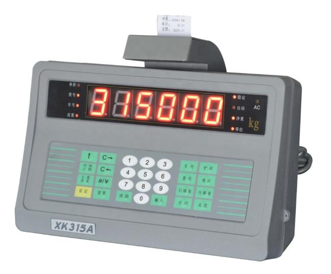 XK315A6 Indicators with RS232/ RS485 for Weighbridge with Build-in Printer