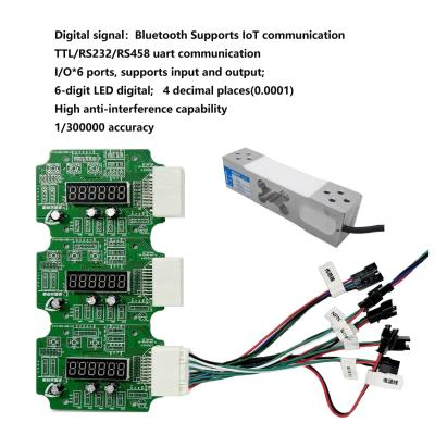 China High Precision 1/300000 Accuracy Digital Signal Amplifier for Smart Small Appliances Pressure Transmitter LED Display Type for sale