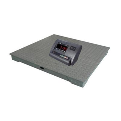 China 2000kg LED Display Industrial Digital Platform Floor Weighing Scale with OEM Customized Support and Design 1.2m*1.2m Size for sale