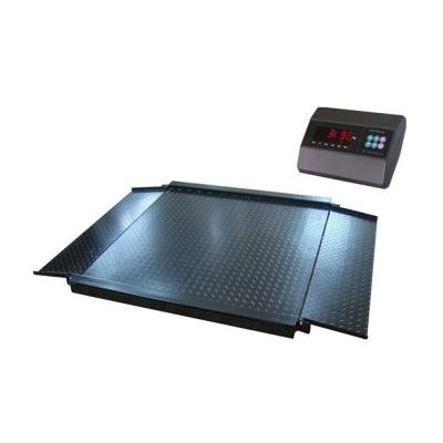 China 2000kg LED Display Industrial Digital Platform Floor Weighing Scale with OEM Customized Support and Design 1.2m*1.2m Size for sale