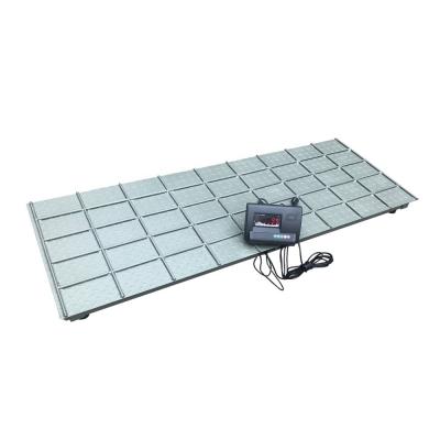 China 2000kg LED Display Industrial Digital Platform Floor Weighing Scale with OEM Customized Support and Design 1.2m*1.2m Size for sale
