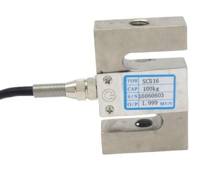 China 2.0±0.004mV/V Rated Output SC516 Tension Sensor S Beam Load Cell 50KN 5Ton for Your Requirements for sale