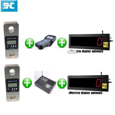 China Digital Dynamometer Load Cell 1t 5t 10t 50ton with LCD Display and 2 /- 0.02MV/V Rated Output Remote Control Hook Shackle for sale