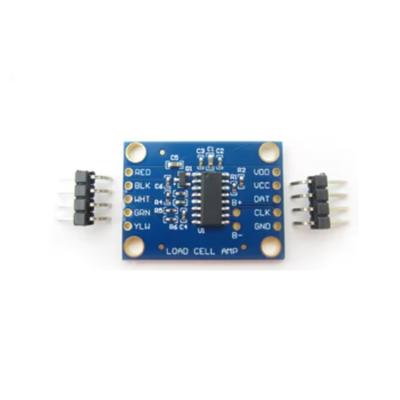 China Single or Double Channel HX711 24 Bits Weight Sensor Load Cell Amplifier with Paste Mounting Type for sale