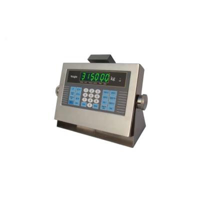 China Indicador de escala de camión de acero inoxidable con impresora incorporada y conexión de célula de carga de 8x350 ohm o 16x700 ohm en venta