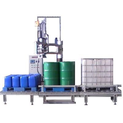 China Semi-Automatic IBC Drum Filling Machine with 40BPH Capacity and ±0.2%FS Accuracy for Beverage, Chemical, Liquid for sale