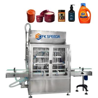 China FKF-H Automatische fles water melk vloeibare zalf vul- en dekselmachine 5000 ml Te koop