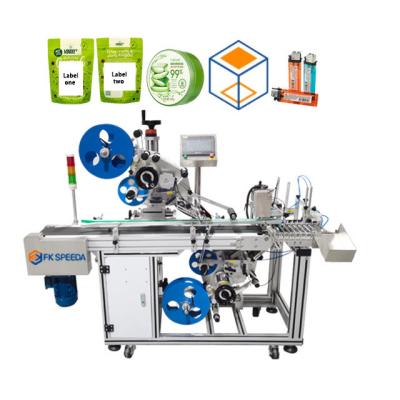 China 220V/Hz Automático Flat Top And Bottom Surface Jar Round Bottle Labeling Machine para Jerry Can à venda