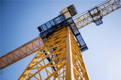 China QTZ80 6010 Tower Crane jib length can be customized,with additional remote control device for sale