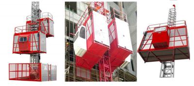 China Passenger Hoist Lift Double Cage for passenger and Building Material , Construction hoist 2ton for sale