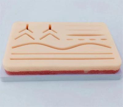 중국 Suture Practice  Pad Medical Nursing School  Training Suture Pad Skin Buffing  Model Silicone Pad 판매용