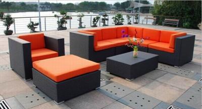 China 9pcs 2017 rattan wicker modular sofa set ottoman single chair coffee table --9226 for sale