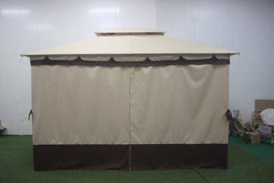 Metal Outdoor Gazebo for Garden Double Topped 3x4x2.7m Optional Metal Type Metal