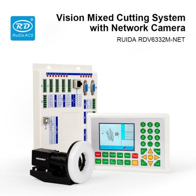 China RUIDA RDV6332M-NET Visual Image CO2 Mixed Laser Cutting Controller 3 Axis for sale