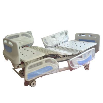 Cina Hospital MSC-DDC5-B 5 Function Folding Adjustable Clinic Furniture Electric Medical Caregiver Patient Hospital Bed With Casters in vendita