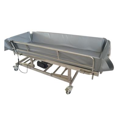 Cina Advanced Electric Medical Metal Hospital Shower Bath Bed For Patient 304# Stainless Steel QXC-D036 China Manufacture 7 Metal--15 Days in vendita