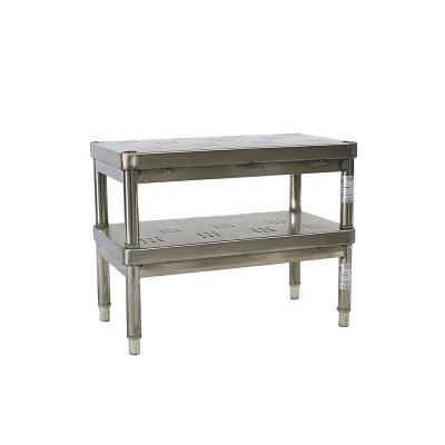 Cina Durable Hospital Stainless Steel Two Step Stool Metal, Stainless Steel + Plastic in vendita