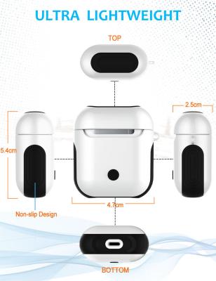China Shockproof Protective Portable Soft TPU+Hard Cover Accessories for Apple AirPod Charging case 2 & 1 for sale