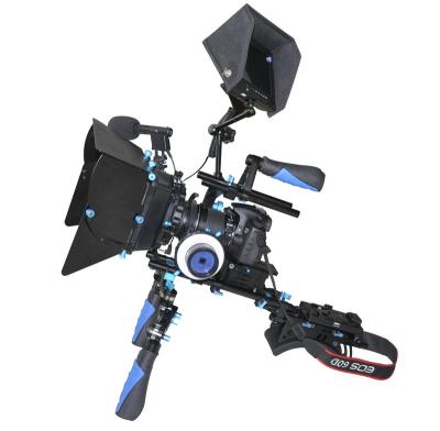 Cina Impianto di perforazione della spalla della norma internazionale 15mm Rohi Dslr per il nero ed il blu della macchina fotografica in vendita