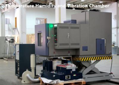 China A vibração três da câmara da umidade da temperatura do alto e baixo integrou o equipamento de testes ambientais à venda