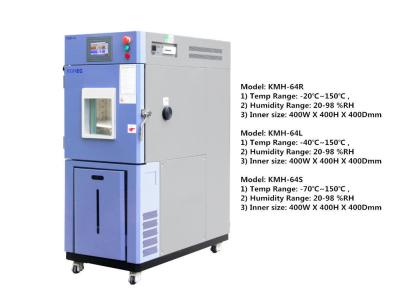 China Câmaras climáticas de poupança de energia do teste de KMH-64S, câmara do teste da umidade da temperatura à venda