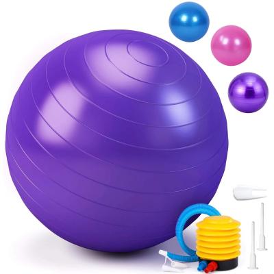 Chine Exercise Ball Pilates Yoga Ball for Fitness Pregnancy Stability Balance Ball Chair with Quick Pump à vendre