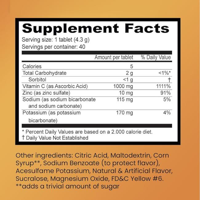 Vitamin C Effervescent Tablets production