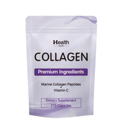 China 270 Capsules Marine Collagen Powder Peptides Vitamin C Supplement Customized for sale