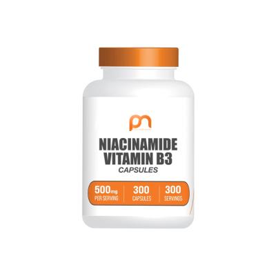 China Health Glow Niacinamide Vitamin B3 500mg Capsules | 300 Servings for Optimal Health & Energy | Premium Quality from Hong Kong Prosafe Nutritional Manufacturing for sale