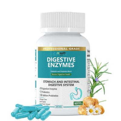 China 60-Count Digestive Enzymes Capsules with Probiotics Blend for Immunity for sale