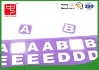 Cina Un gancio di piccole parole di B C e un ciclo appiccicosi, velcro segna colore con lettere del grado di A il vario in vendita
