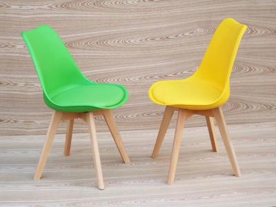 Cina Gambe di legno ergonomiche moderne di Eames Dining Chair With Beech in vendita