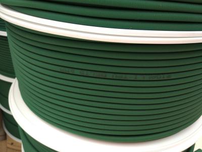 Cina Insieme basso di compressione del poliuretano della cinghia verde del giro per il trasporto delle mattonelle tetto/del pavimento in vendita