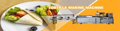 Chine 150g Commercial Roti Maker , 1300pcs/h Flat Bread Production Line à vendre