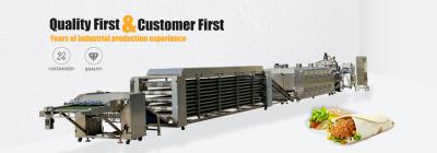 Chine 150g Commercial Roti Maker , 1300pcs/h Flat Bread Production Line à vendre