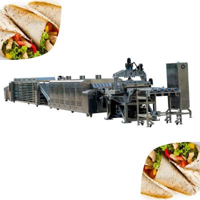 Κίνα Υψηλή ικανότητα 304 Tortilla αλευριού του Μεξικού ανοξείδωτου γραμμή παραγωγής Roti προς πώληση