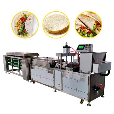 Chine machine de fabrication de la tortilla 50g, machine de fabricant de tortilla de la farine 2000pcs/h à vendre