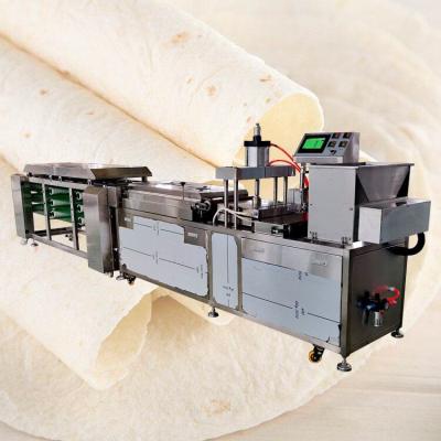 Chine machine de fabrication de la tortilla 50g, machine de fabricant de tortilla de la farine 2000pcs/h à vendre