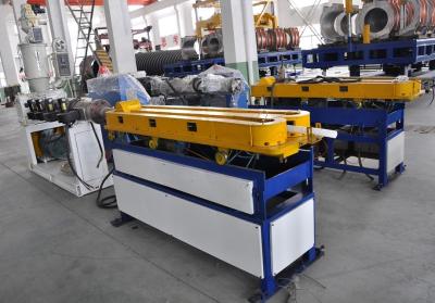 China PE/PP/PVC/EVA Single Wall Corrugated Pipe Production Line , Plastic PP Pipe Welding Machine for sale