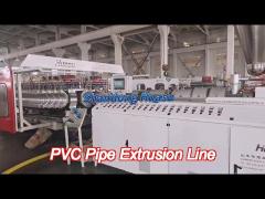 콩형 트윈 스크루 추출기 PVC 듀블 벽 유선 파이프 추출기