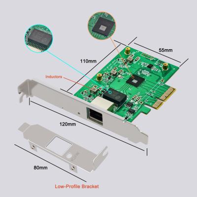 중국 PCIe x4 단일 포트 RJ45 10G 이더넷 네트워크 어댑터 판매용