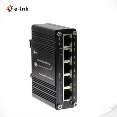 China LNK-IPE104-90 Extensor PoE industrial, 1-puerto de entrada, 4-puerto de salida, 802.3af/at en venta