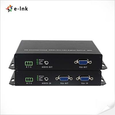 Китай LNK-FVGA Оптический удлинитель VGA по оптоволокну 1080P 10KM KVM RS232 Аудио Поддержка продается