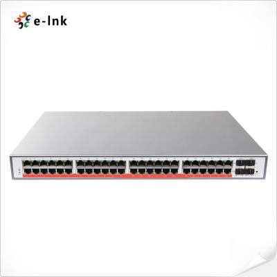 China Enterprise PoE Switch 48 Port Gigabit 4x10G SFP+ Web Managed QoS for sale