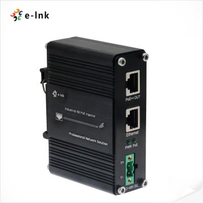 China Industrial 95W 802.3bt PoE Injector 10G Speed 30m Range Voltage Booster for sale